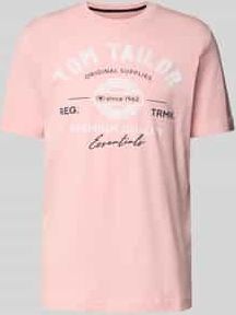 Tom Tailor Regular Fit T-Shirt aus reiner Baumwolle