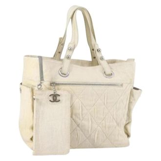Chanel Pre-owned Vintage Tote Bag - - Pre-owned - Damen - Wei&szlig; - ONE SIZE