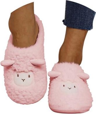 Generic Chaussons dhiver pour femmes confort douillet int&eacute;rieur semelle r&eacute;sistante pantoufles maison loisirs d&eacute;tente chaude polaire (38-39)