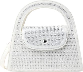 Faina Henkeltasche Damen Weiss Mehrfarbig