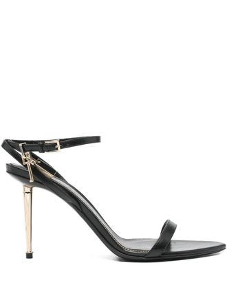 Tom Ford Sandalen mit Schloss 100mm - Schwarz