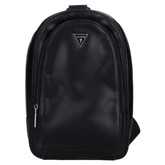 Guess Kunstleder-Minirucksack - - Bags - Herren - Schwarzk - ONE SIZE