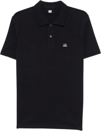 C.P. Company C.p. Company, Homme, Tops, Bleu, Taille: L Polo - Manches Courtes