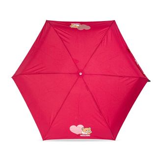 Moschino unisex, Accessoires, Rouge, Taille: ONE Size Supermini Parapluie avec Teddy Love