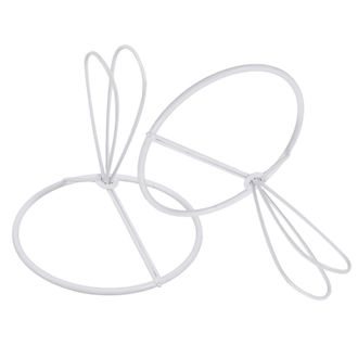 Holibanna 2 St&uuml;ck Lampenschirmhalter aus Eisen 90mm Lampenschirm Gl&uuml;hbirnenclip Adapter f&uuml;r Kerzenlampen und Kronleuchter Stabiler Lampenschirmhalter f&uuml;r Wohnde