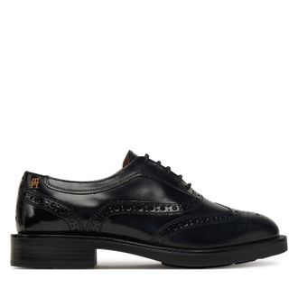 Tommy Hilfiger Oxford Schuhe Tommy Hilfiger Brogue FW0FW08818 Schwarz