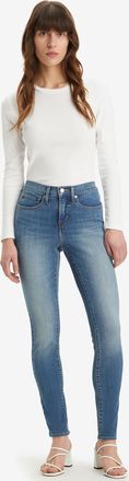 Levi's Slim-fit-Jeans LEVIS 311 SHAPING SKINNY, Damen, Gr. 27, L&auml;nge 30, blau (smudged line), Denim/Jeans, Obermaterial: 80% Baumwolle, 14% Polyester, 6% Ela