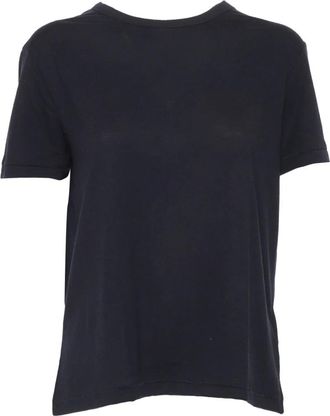 Majestic Filatures Homme, Tops, Bleu, Taille: L T-Shirt Manica Corta