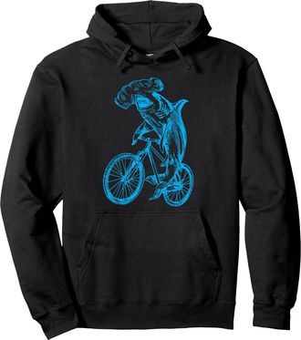Seembo Hammerhead Shark Cycling Fahrrad Lustiges Fisch Biking Bike Pullover Hoodie