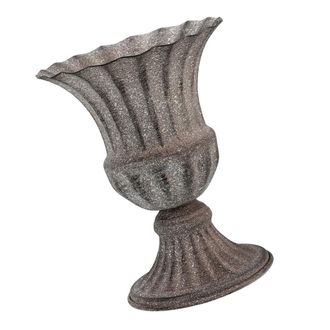 Pretyzoom Metall Grabvase Mit Erdspie&szlig; Wetterfeste Vase F&uuml;r Friedhof Und Gartenpartys Vielseitig Einsetzbar Als Blumendekoration