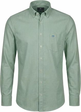 Fynch-Hatton Klassisches Oxford-Langarmhemd - - Shirts - Herren - Gr&uuml;n - XL