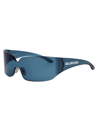 Balenciaga Unisex Sunglasses Bb0421s Blue Nylon Blue-Blue-Blue