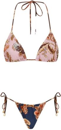 Zimmermann Femme, Maillots de bain, Multicolore, Taille: 32 FR Triangle Bikini