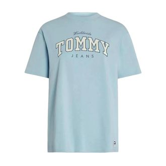 Tommy Hilfiger Varsity Style Grafik-T-Shirt - - Tops - Damen - Blau - S
