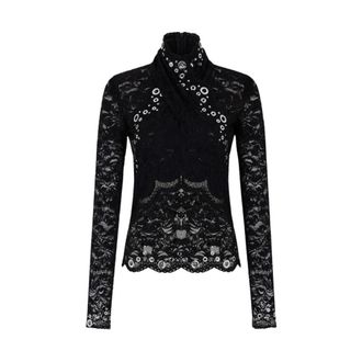 Paco Rabanne Top - - Blouses & Shirts - Damen - Schwarzk - 2XS