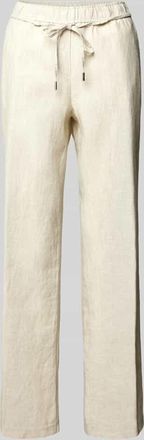 Brax Straight Leg Leinenhose mit Bindegürtel Modell STYLE.FARINA