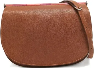 Herm&egrave;s sac &agrave; bandouli&egrave;re 2020 en cuir - Marron
