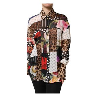 Dolce & Gabbana Damen, Blusen & Hemden, Mehrfarbig, 2XSGr&ouml;&szlig;e