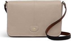 Radley London London Maldon Mews - Colourblock - Sac &agrave; bandouli&egrave;re &agrave; rabat en cuir pour femme Taille M, Porcini, Taille M