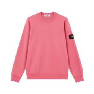 Stone Island Rundhals-Sweatshirt - - Sweatshirts & Hoodies - Herren - Rosa - L