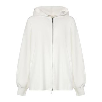 Max Mara Zip-throughs - - Sweatshirts & Hoodies - Damen - Wei&szlig; - S