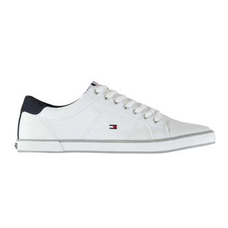 Tommy Hilfiger Harlow 1D Flaggenlogo Sneaker f&uuml;r Herren (Wei&szlig;)
