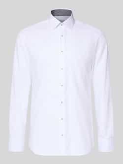 Eterna Slim Fit Business-Hemd mit Kentkragen