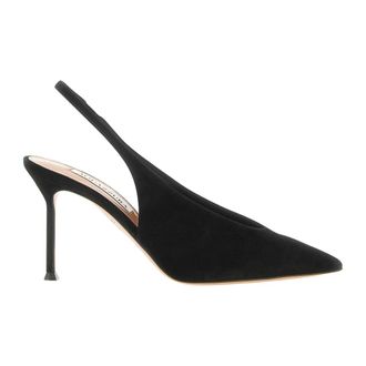 Aquazzura Femme, Chaussures, Noir, Taille: 38 1/2 EU Voltaire Pump