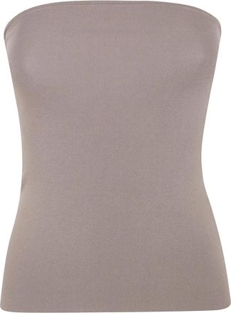 Entire studios Entire Studios, Femme, Tops, Brun, Taille: 36/38 FR Haut bandeau c&ocirc;tel&eacute;