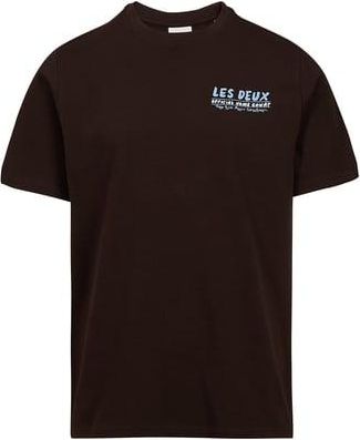 Les Deux T-shirt droit &agrave; motif en coton