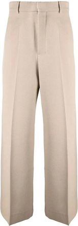Ami Femme, Pantalons, Beige, Taille: 40 FR Wide Pantalons