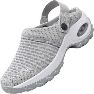 Beaupretty AKOOSY Sandales Respirantes pour Femmes en Maille L&eacute;g&egrave;re avec Semelle Gonfl&eacute;e Semelle Antid&eacute;rapante Souple Confort pour Longues Marches et Voyages Tai