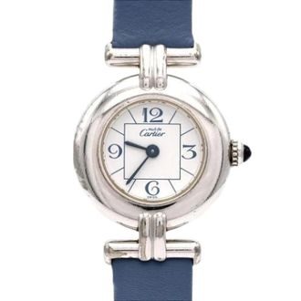 Cartier Montre vintage doccasion - Femme - Pre-owned - Blanc - Taille: ONE Size