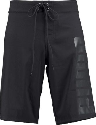 Puma Herren Lange Badehose Badeshorts Long Board Swim Shorts, Farbe:Black, Bekleidungsgröße:XS