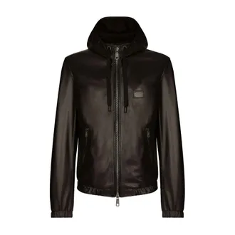 Dolce & Gabbana Stylische Jacke f&uuml;r M&auml;nner - - Jackets - Herren - Schwarzk - S