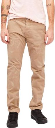 Gas Gas, Homme, Pantalons, Beige, Taille: W38 Slim-fit Pantalons