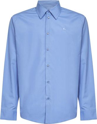 Burberry Homme, Chemises, Bleu, Taille: L Casual Chemises