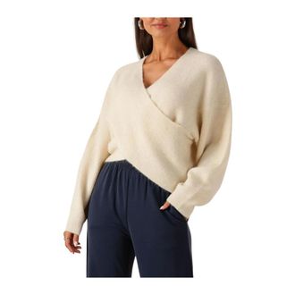 Moss Copenhagen Damen, Strickwaren, Beige, MGr&ouml;&szlig;e