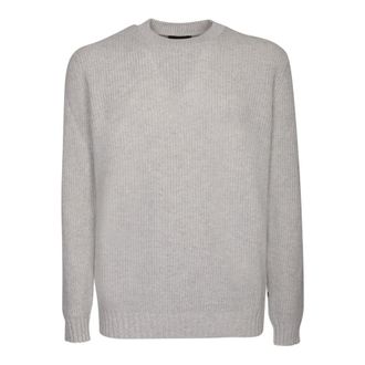 Dell'Oglio Homme, Pulls, Gris, Taille: XL Pull ras du cou