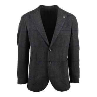 Luigi Bianchi Mantova Giacca Stondata - - Jackets - Herren - Grau - 2XL