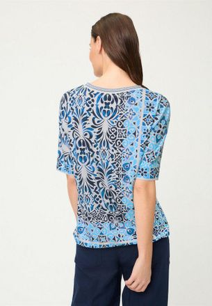 Olsen T-Shirt mit Panneaux-Print