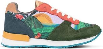 Inkkas Inkkas, Haleakala, Sneaker, Suede, Impression naturelle, Semelle en caoutchouc EVA, Vintage, Imprimé nature, 37 EU