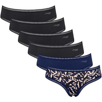 sloggi Femme Slip Paquet de 6 GO Crush Hipster C6P