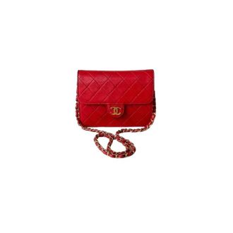 Chanel Pre-owned Timeless Mini Square - - Pre-owned - Damen - Rot - ONE SIZE