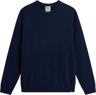 Woolrich Homme, Pulls, Bleu, Taille: 2XL Pull en pure laine