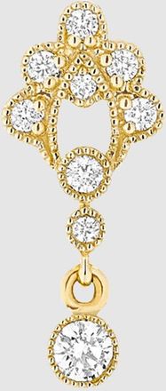Stone Paris Boucle doreille Bouton Victoria Or Jaune Diamants (vendue à lunité)