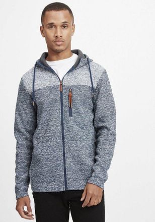 Blend Cardigan BHPinheiro Fleecejacke mit Kapuze und Eingrifftaschen