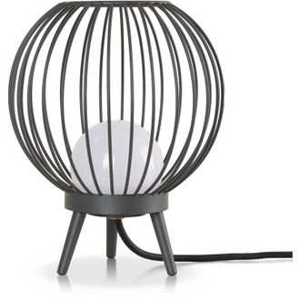 Paco Home Paco Home - Luminaire Ext&eacute;rieur Lampadaire Lampe &agrave; Poser Terrasse Jardin ip 54 C&acirc;ble 3m Anthracite (laiteux), Lampe de table led