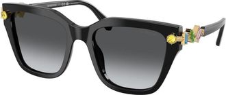 Swarovski Femme, Accessoires, Noir, Taille: 53 MM Lunettes de soleil &eacute;l&eacute;gantes Sk6041 en noir