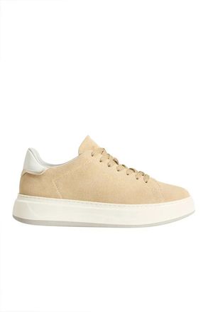 Woolrich Low-Top Sneaker - Arrow Court Camoscio Sneaker Beige - Gr. 37 (EU) - in Beige - für Damen